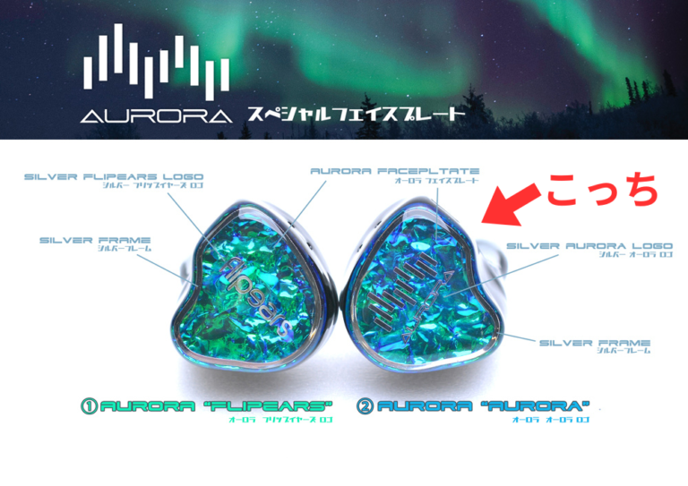 【レビュー！】FlipearsのAURORAをMNGしましたのでご報告させていただきます - イヤホン・ヘッドホン専門店eイヤホンのブログ